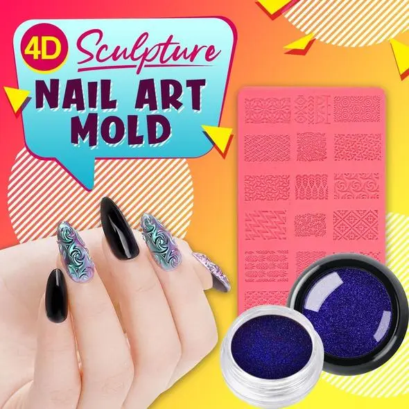 4D Sculpture Nail Art Molds - 50% OFF - Buy Today