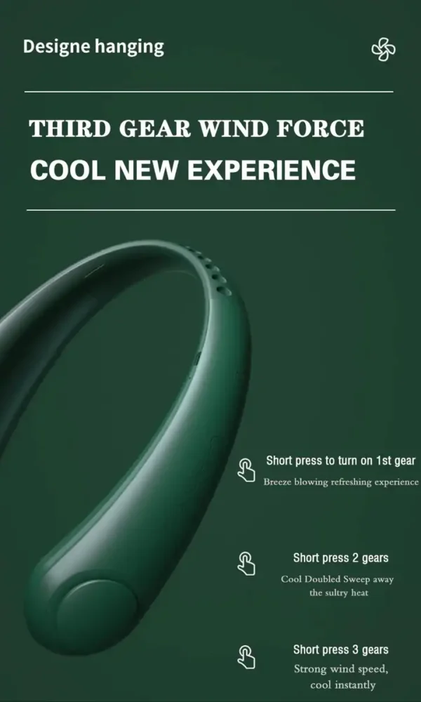 Portable Neck Fan - Walking AIR-CONDITIONER - Not Sold In Stores
