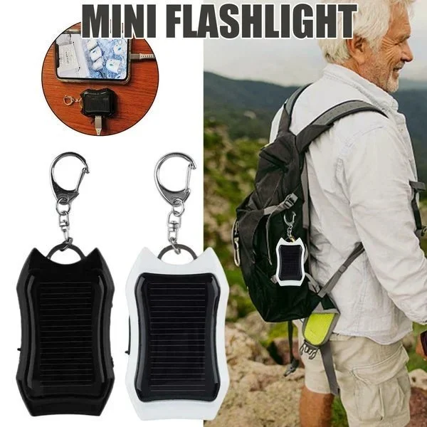 1200MAH PORTABLE KEYCHAIN SOLAR POWER BANK - Not Sold In Stores