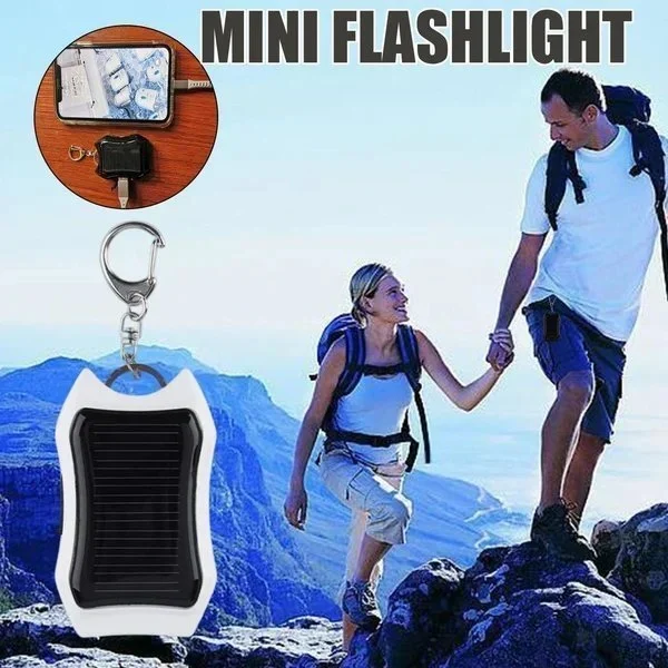 1200MAH PORTABLE KEYCHAIN SOLAR POWER BANK - Not Sold In Stores