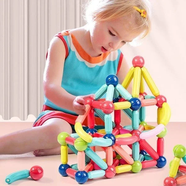 Magnetic Balls and Rods Set Educational Magnetic Building Blocks - Not ...