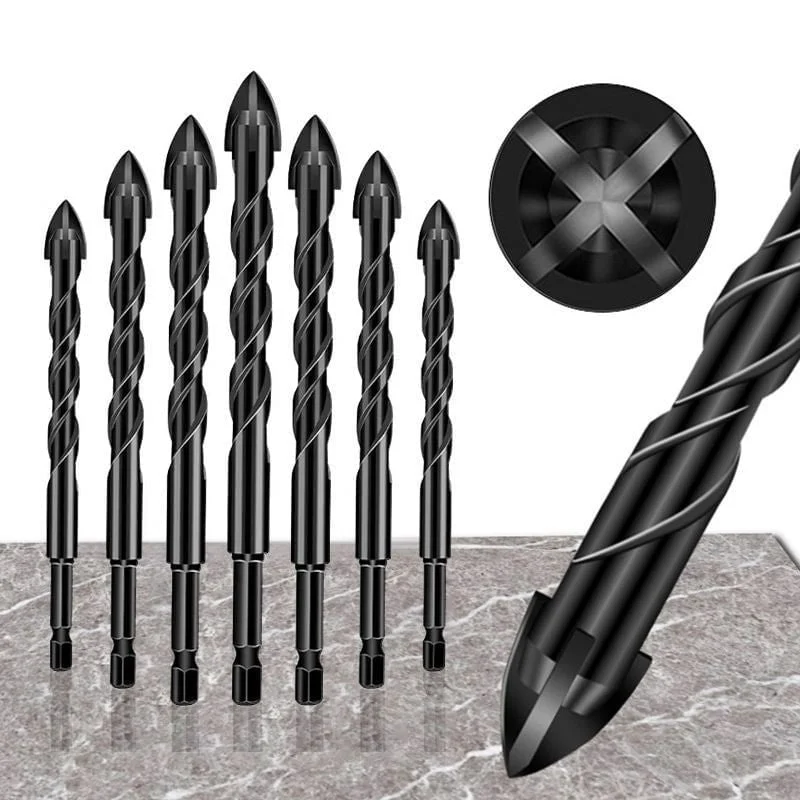 4-EDGE CROSS DRILL BIT SET 7PCS - Not Sold In Stores