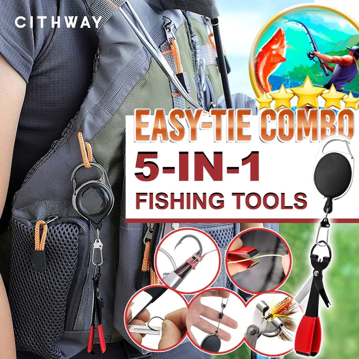 Cithway™ Easy-Tie Combo 5-in-1 Fishing Tools - Not Sold In Stores