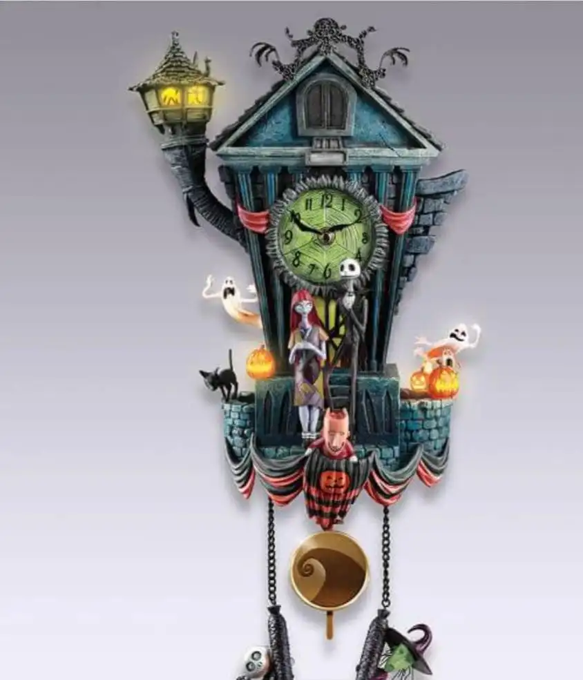 Disney Tim Burton ‘The Nightmare Before Christmas’ Wall Clock - Not ...