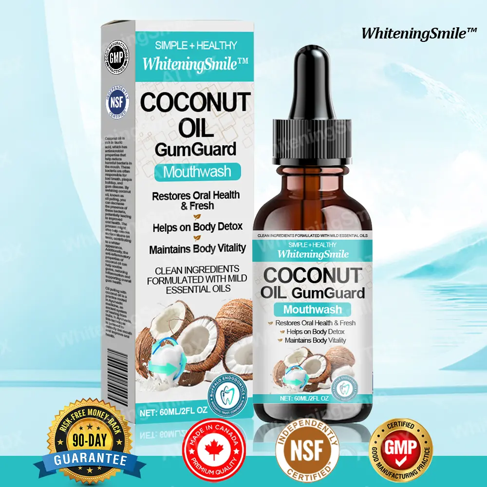 WhiteningSmile™ Coconut Oil GumGuard Mouthwash - Not Sold In Stores